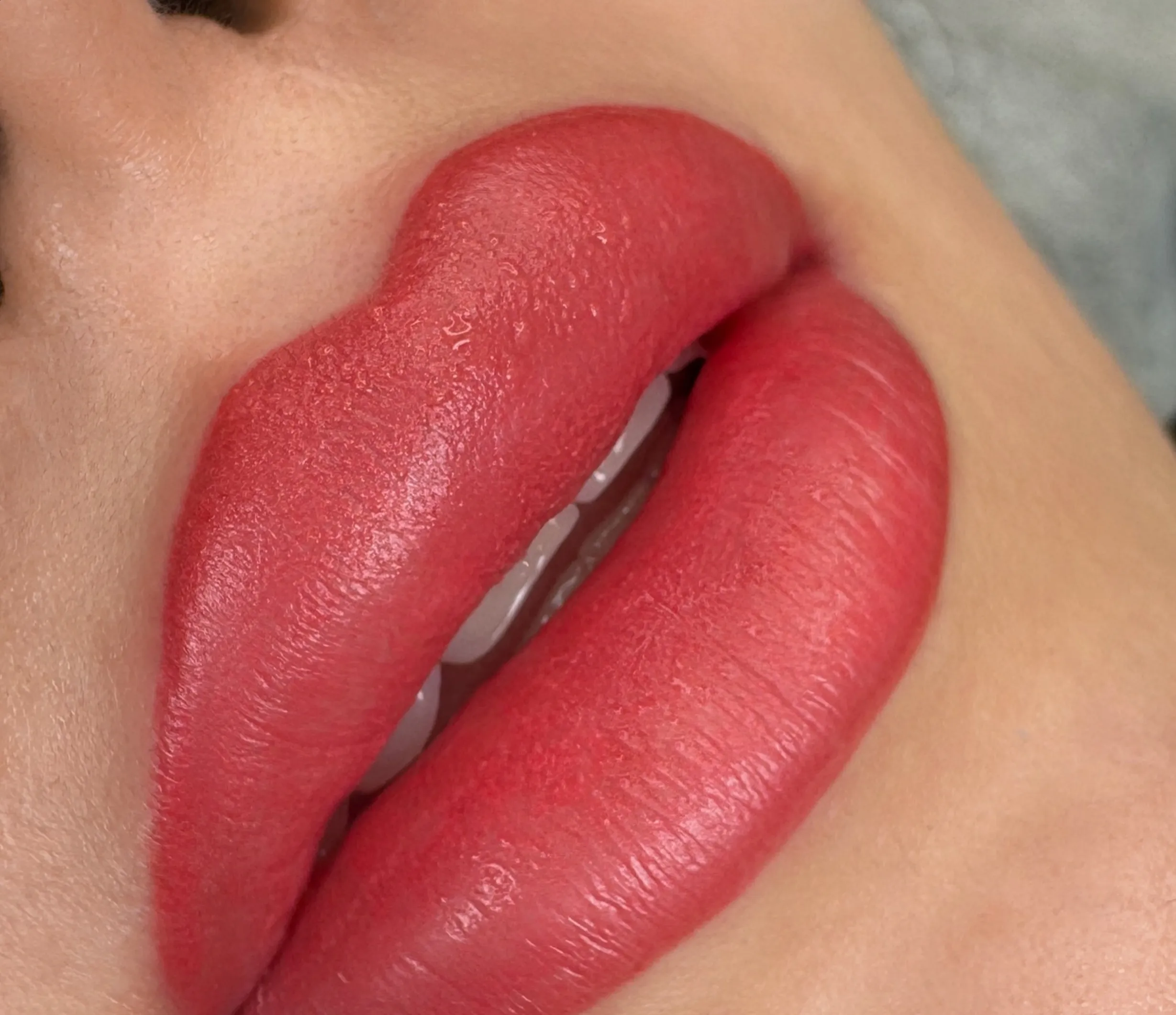 Can I brush my teeth after a lip tattoo?